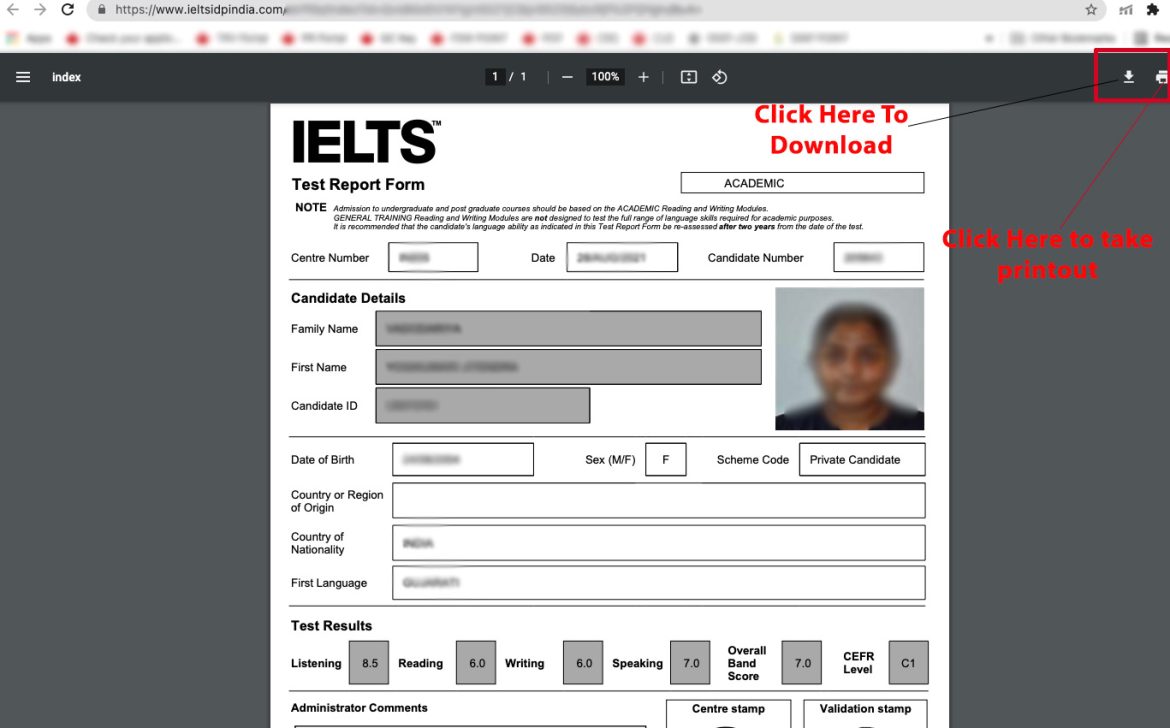 How to Download IELTS test Result or eTRF Online? - NovasasK™